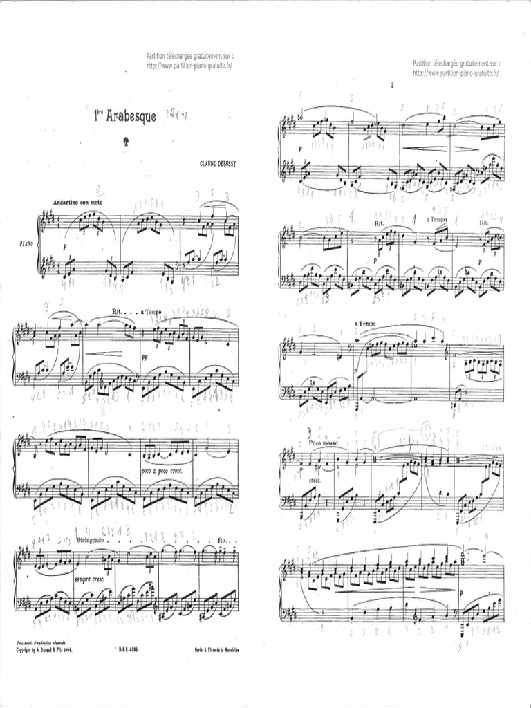 Arabesque No 1 | PDF