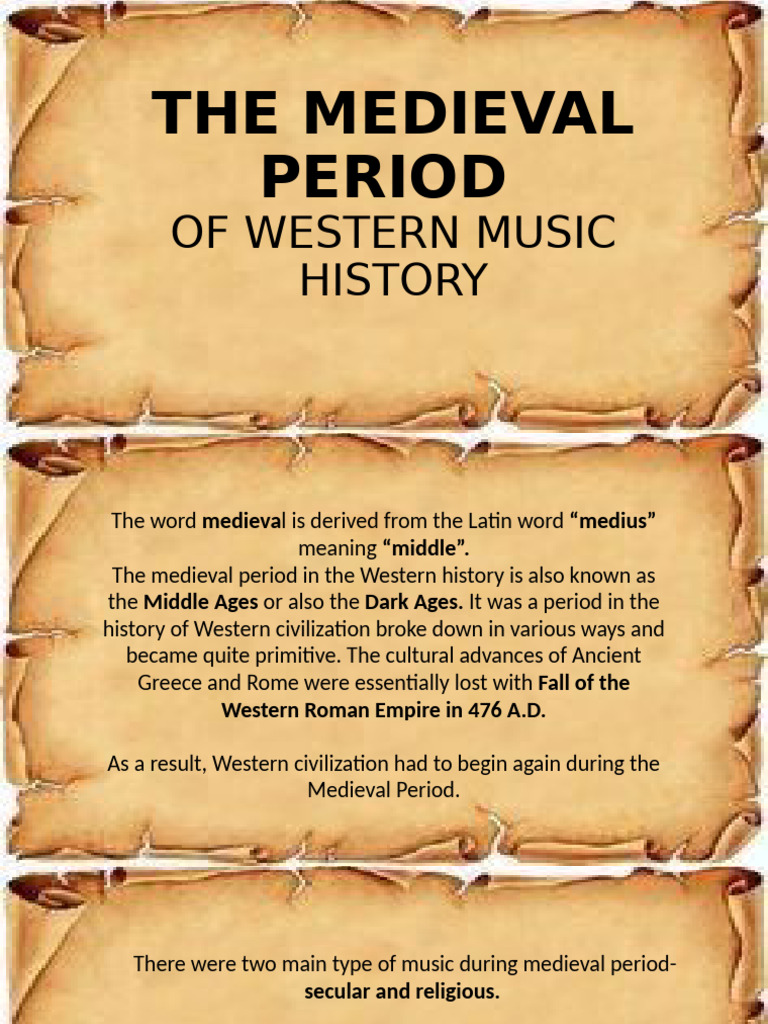 The Medieval Period | PDF