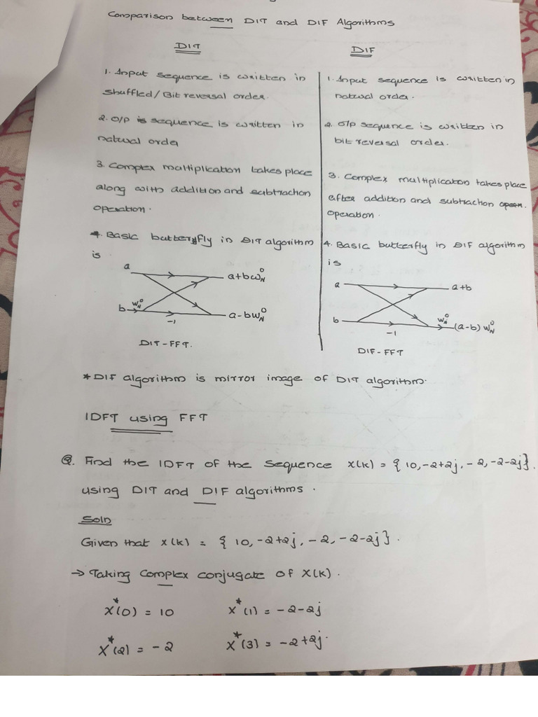 DSP Ktu Note On Butterfly | PDF