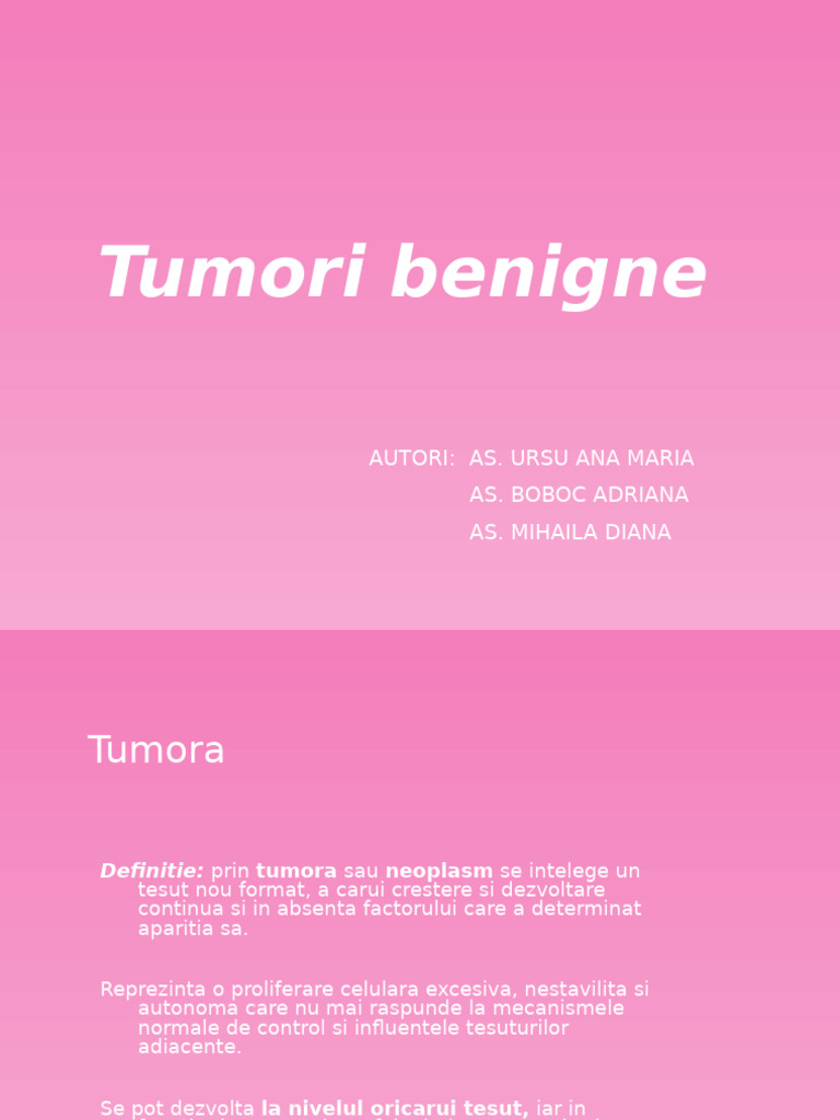 Tumori Benigne | PDF
