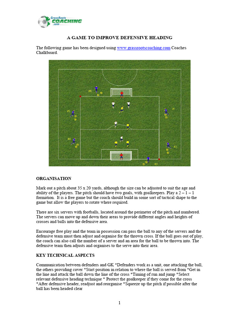 Defending Heading Game | PDF