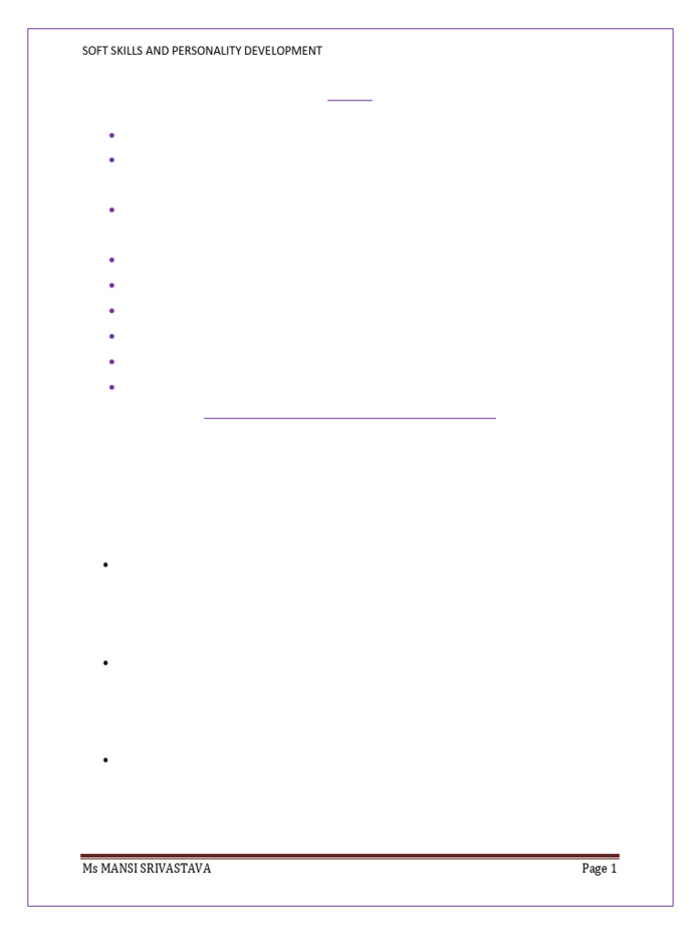 UNIT I Short Notes | PDF