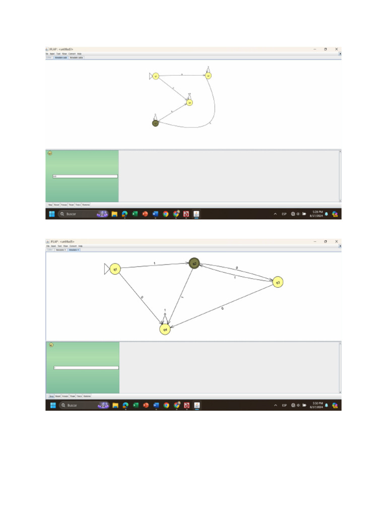 Capturas JFLAP | PDF