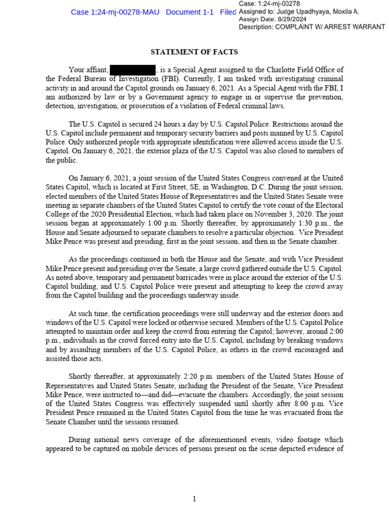 Justina Guardino's Capitol Incident | PDF | Crimes | Crime & Violence
