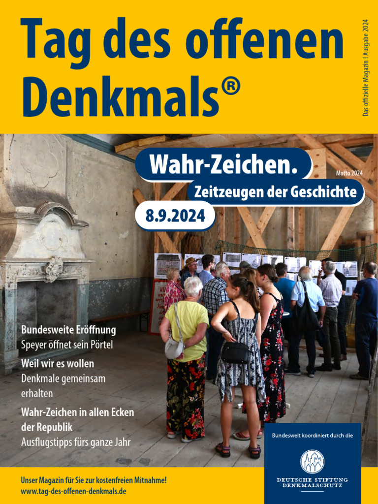 Magazin Zum Tag Des Offenen Denkmals 2024 | PDF