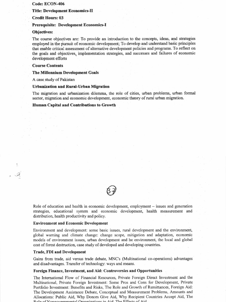 Econ 406 | PDF