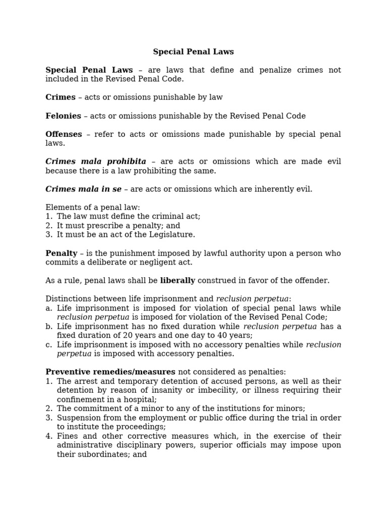 Special Penal Laws Notes RA 10591 PD 1866 RA 8294 | PDF