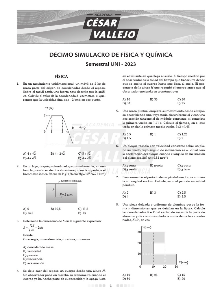 10 Sim FyQ SCV | PDF