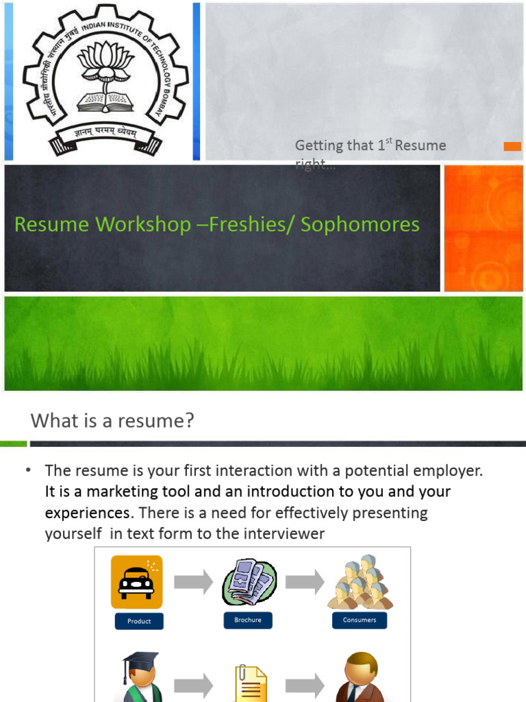 Resume Making Workshop | PDF