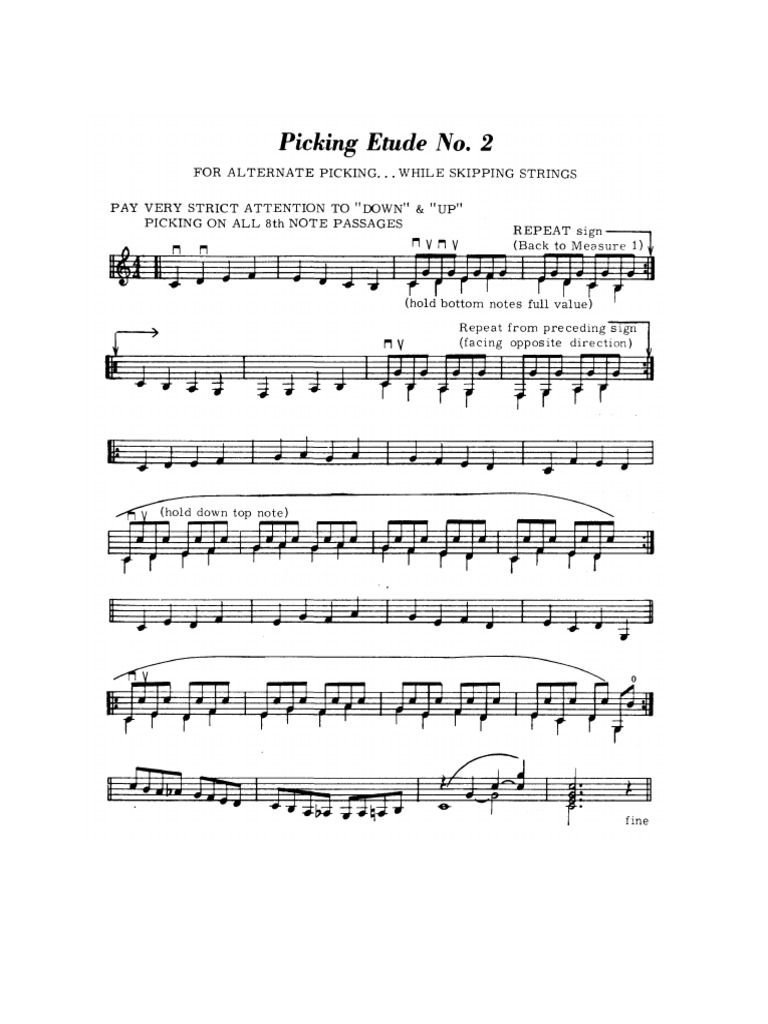 Picking Etude #2 | PDF