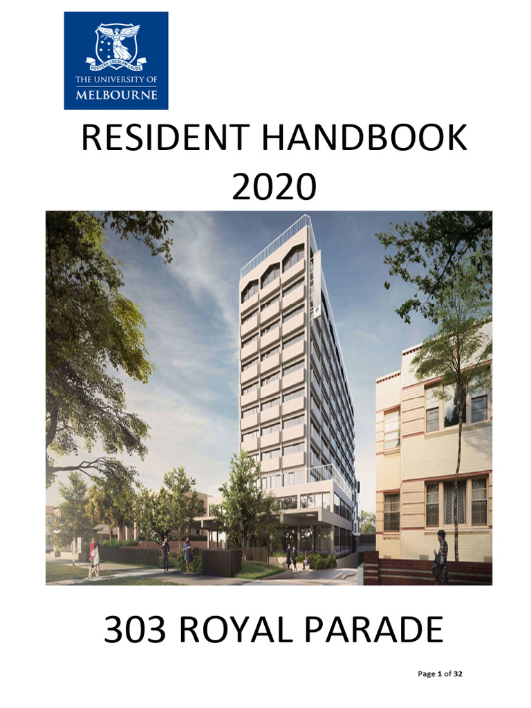 303-royal-parade-2020-resident-handbook | PDF