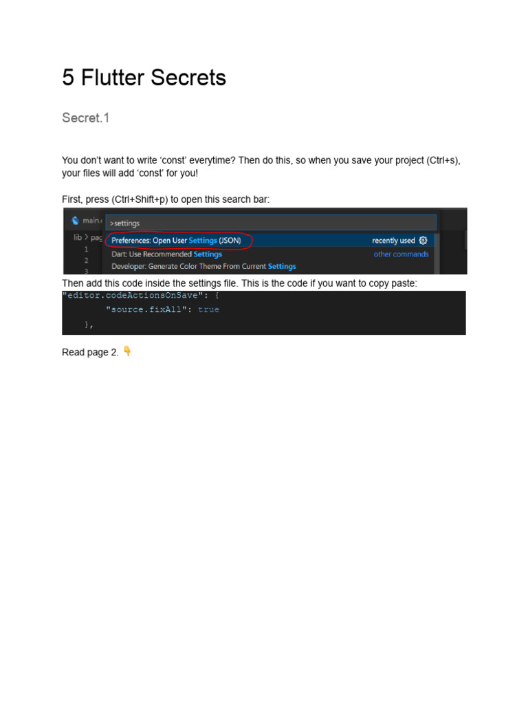 Flutter Secrets | PDF
