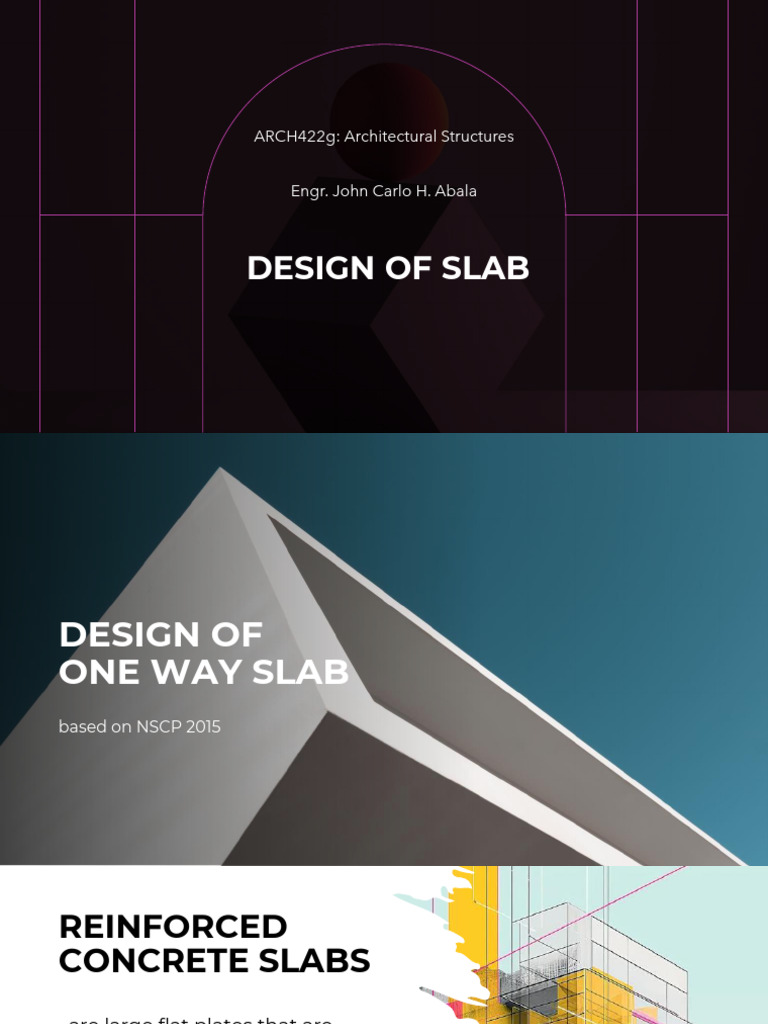 Design of One Way Slab | PDF