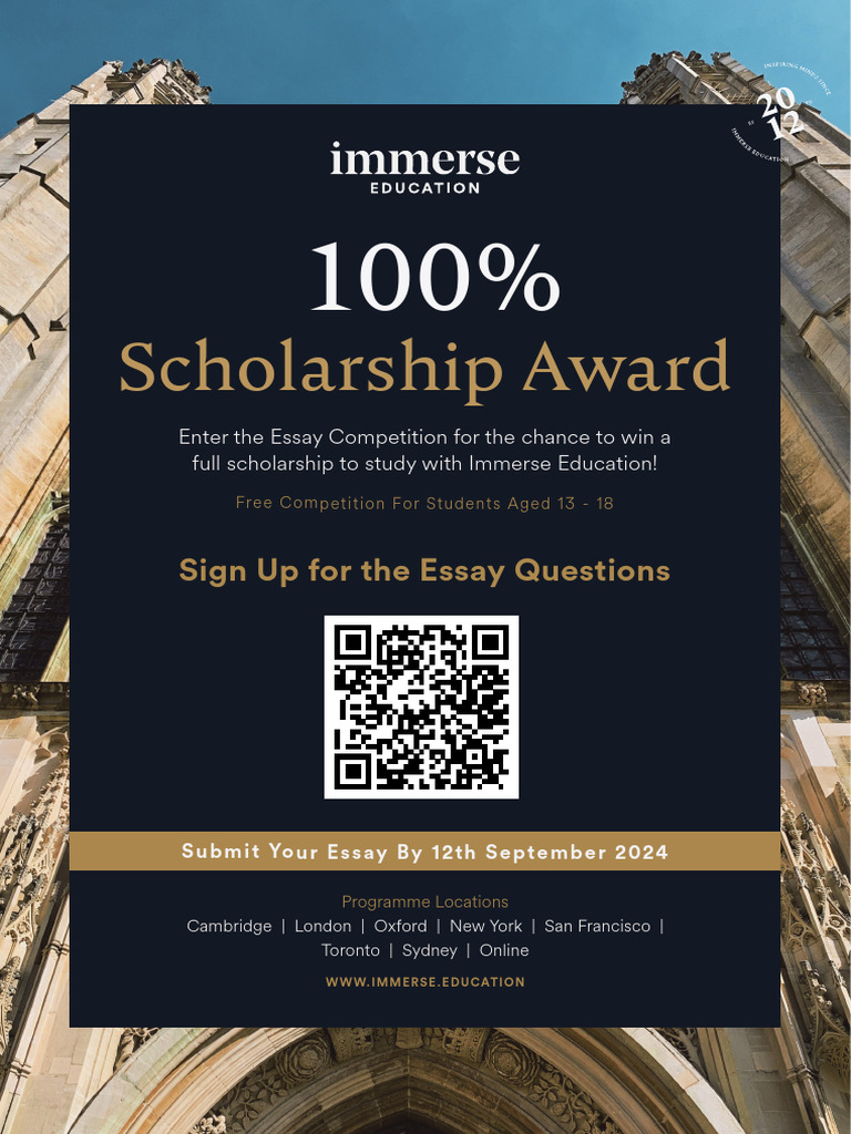 Essay Competition Poster | PDF