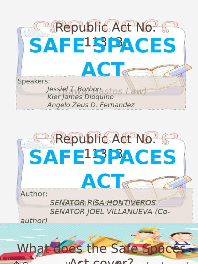 Safe Spaces Act | PDF