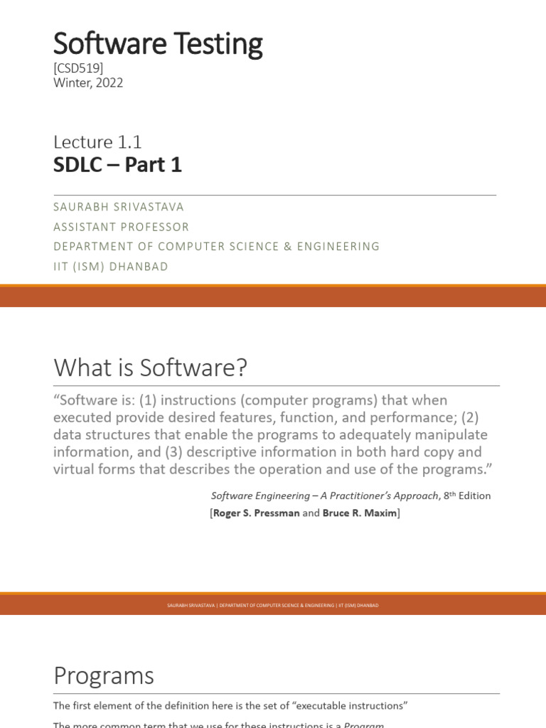 1.1 SDLC - Part 1 | PDF