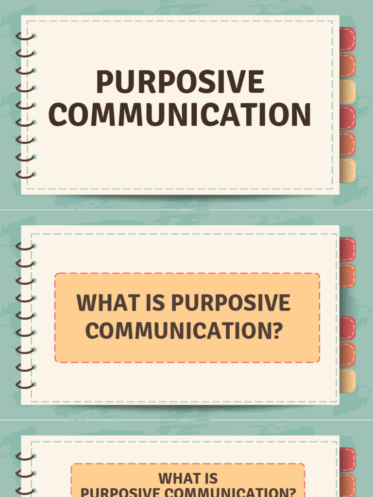 PurCom Lesson 1 | PDF