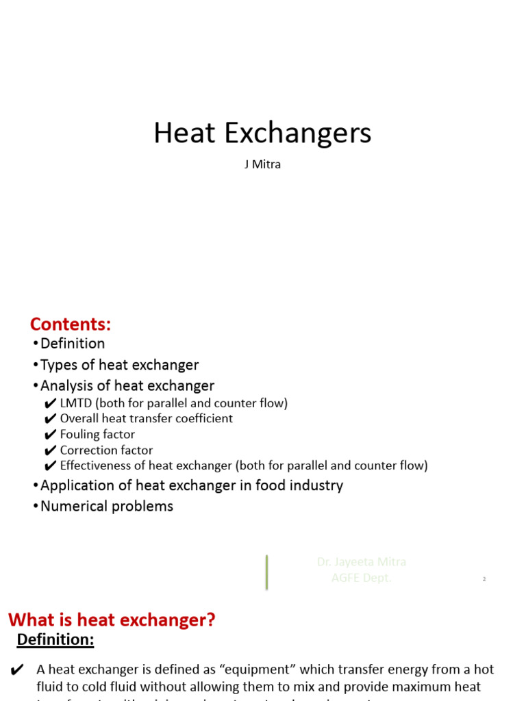Heat Exchangers | PDF