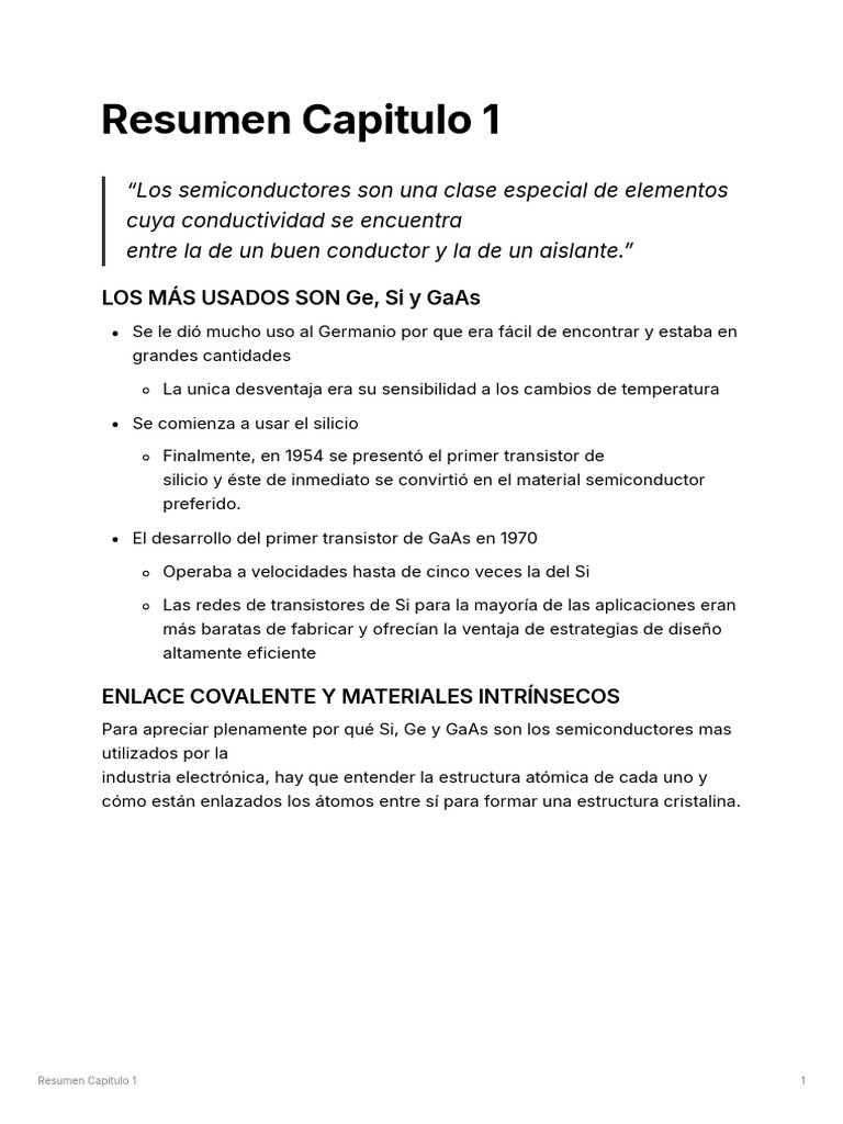 Resumen Capitulo 1 (En Notion) | PDF