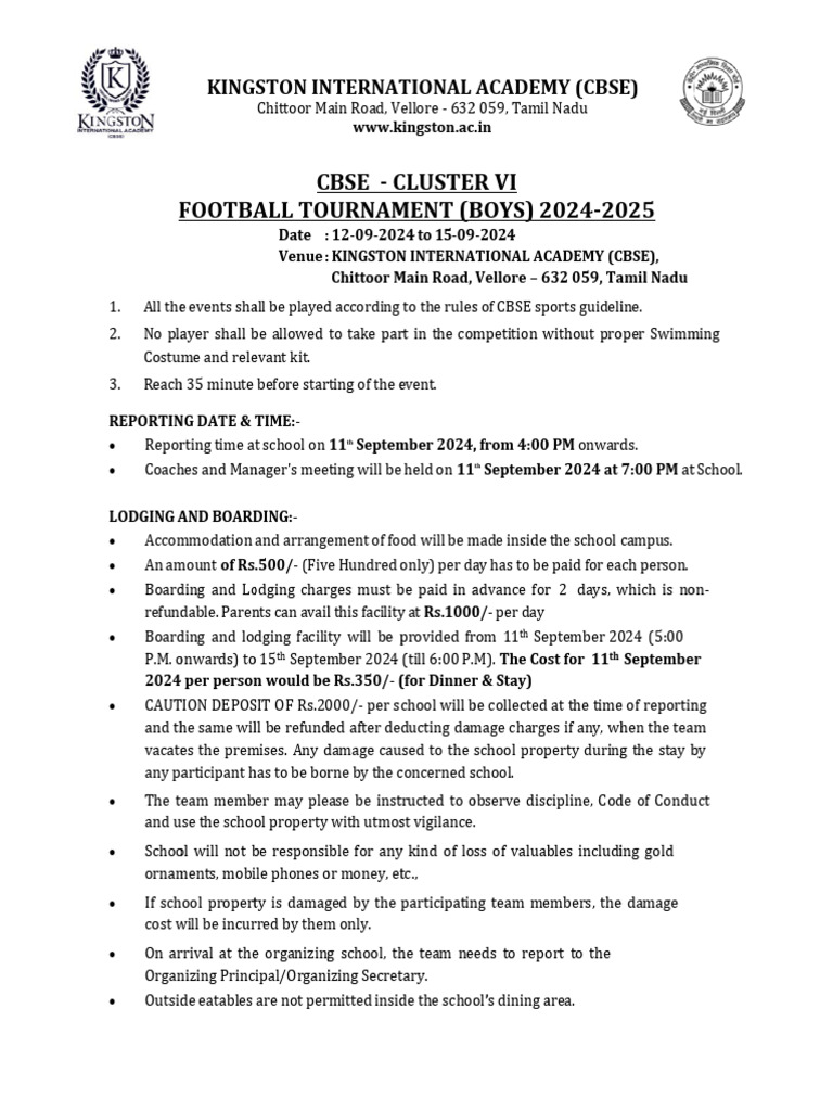 Registration Forms Football | PDF