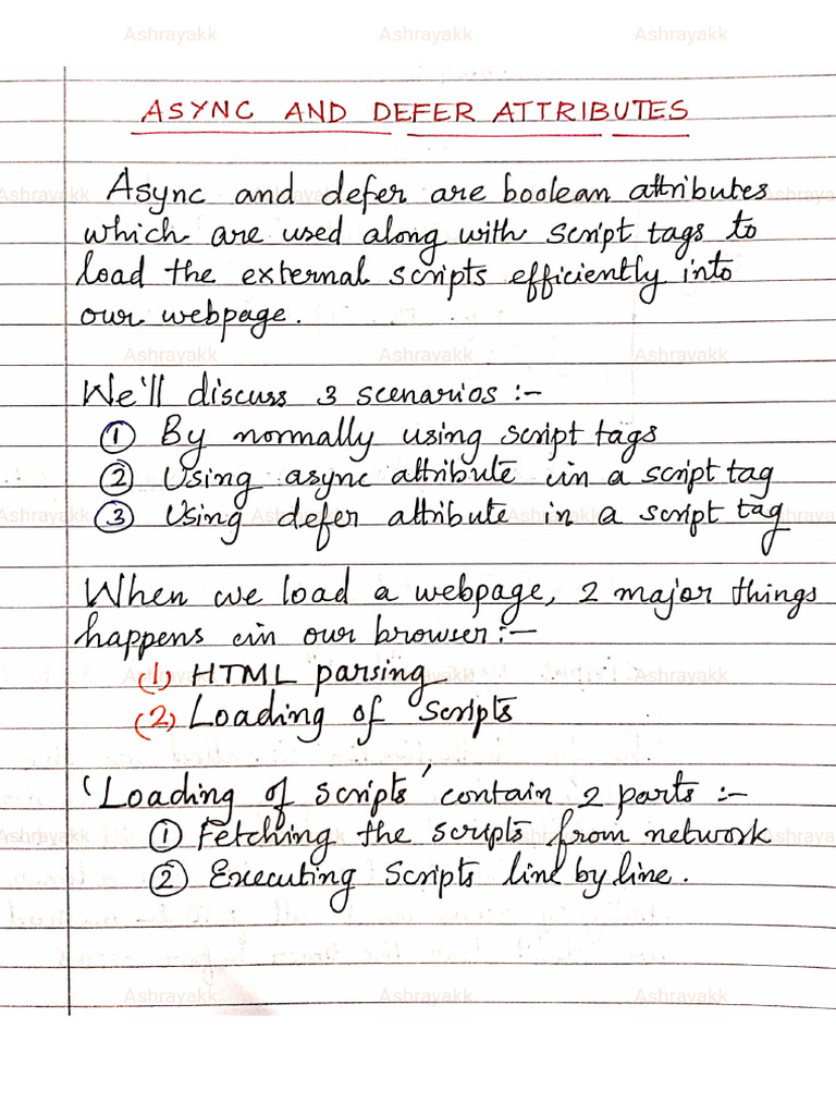 Async-Defer Explanation With Diagram | PDF