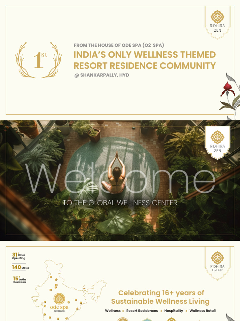 Ridhira Zen Brochure May | PDF | Spa