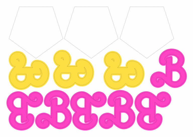 Caja Pentagonal Con Amarre Barbie (2) . | PDF