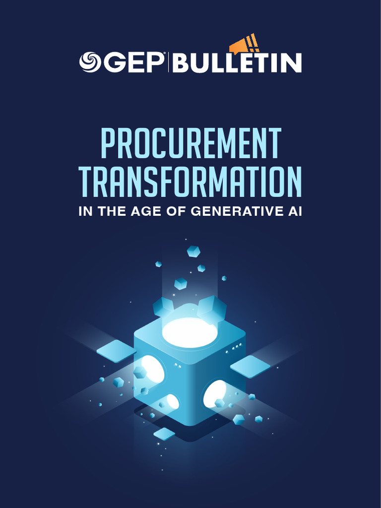 Bulletin Procurement Transformation in The Age of Generative Ai | PDF