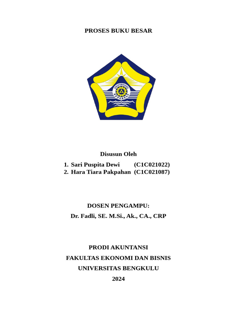 Kelompok 9 - Proses Buku Besar | PDF