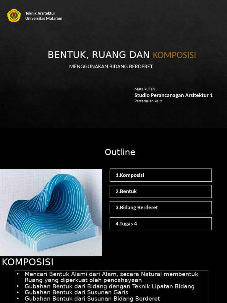 M9 - Ruang, Bentuk Dan Komposisi | PDF