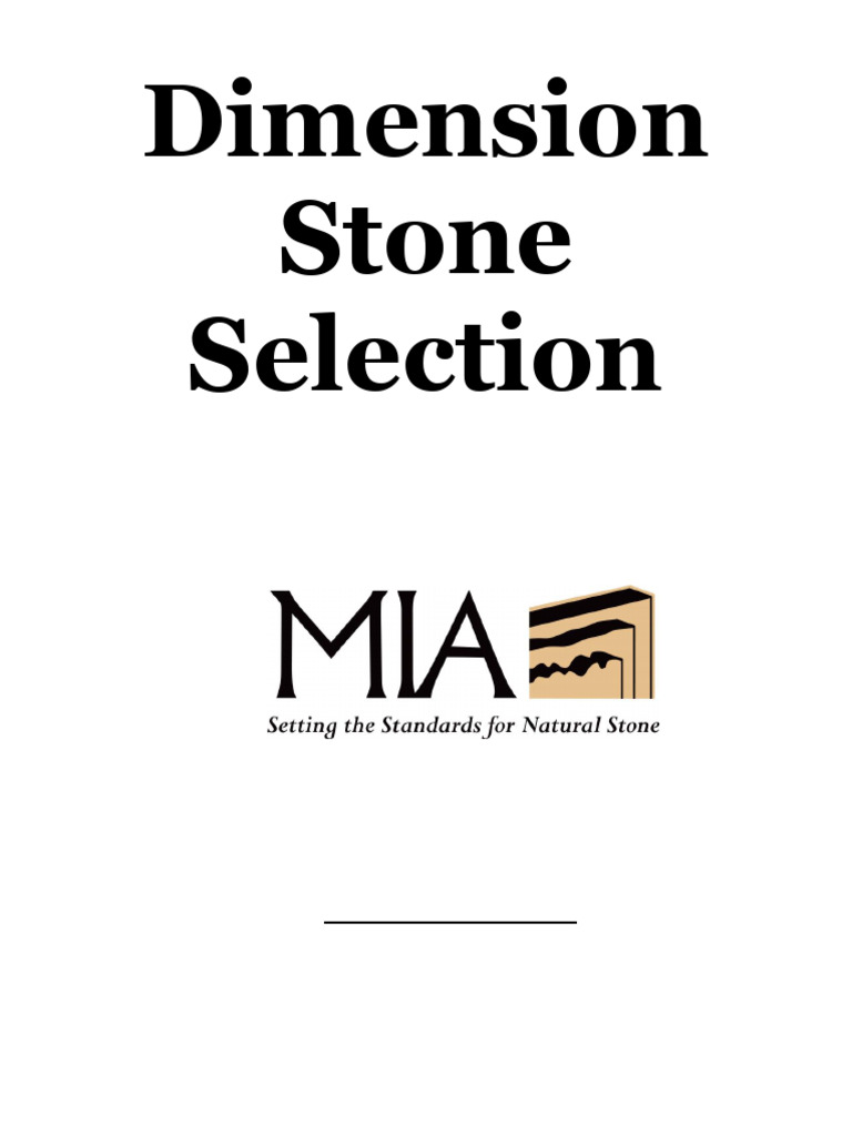 Dimension Stone Selection DSDM 7.2 | PDF | Countertop | Home & Garden