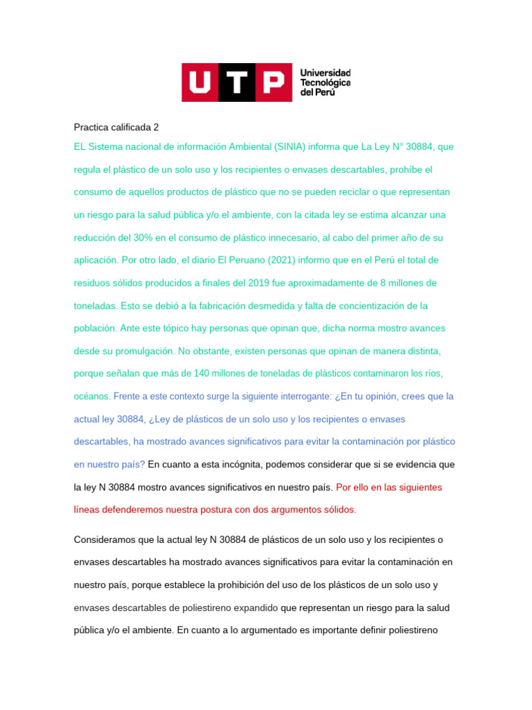 Practica Calificada 2 | PDF