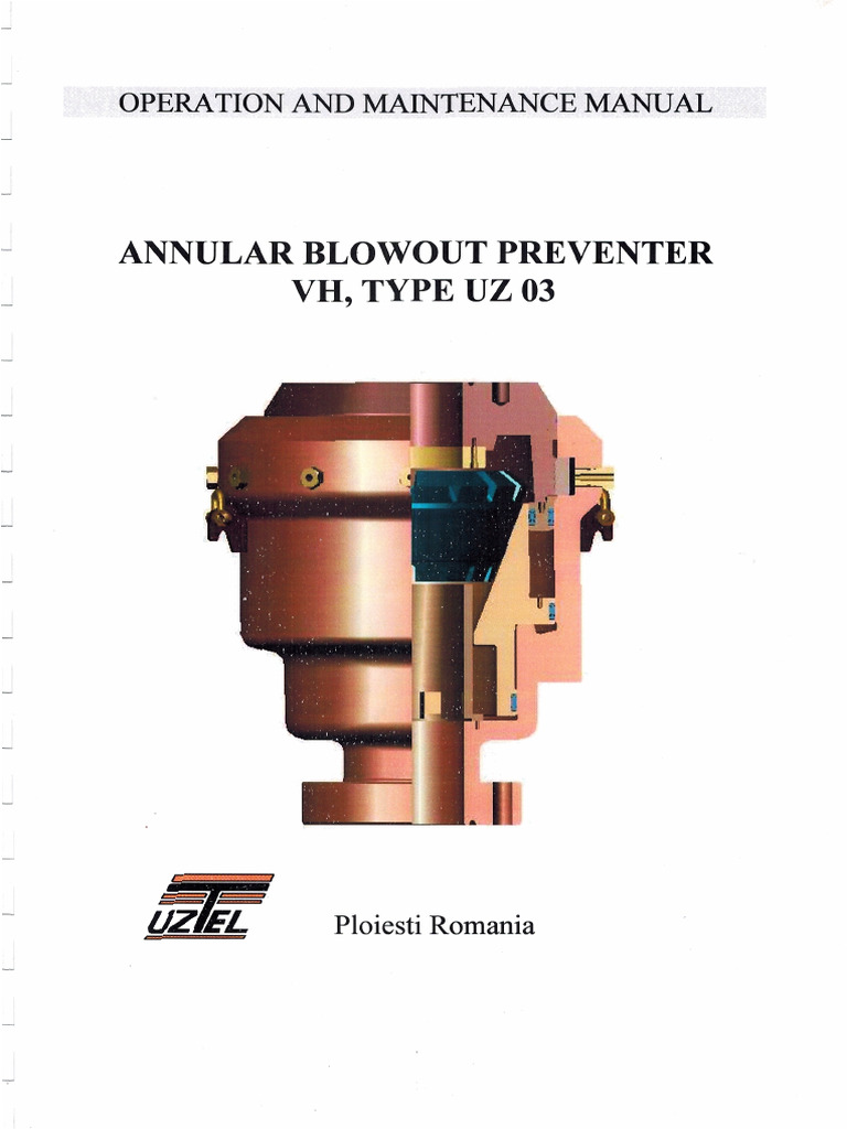 Annular BOP VH Type UZ 03 | PDF