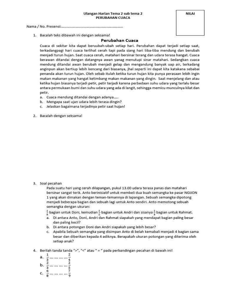 Uh Sub Tema 2 | PDF