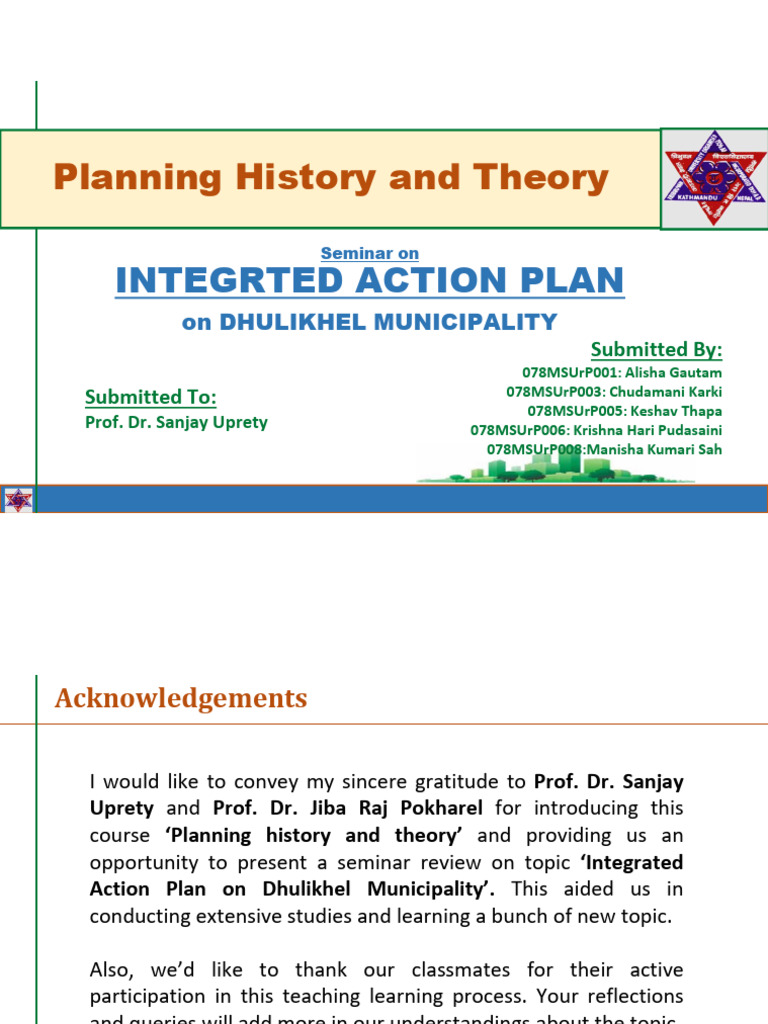 Integrated Action Plan | PDF