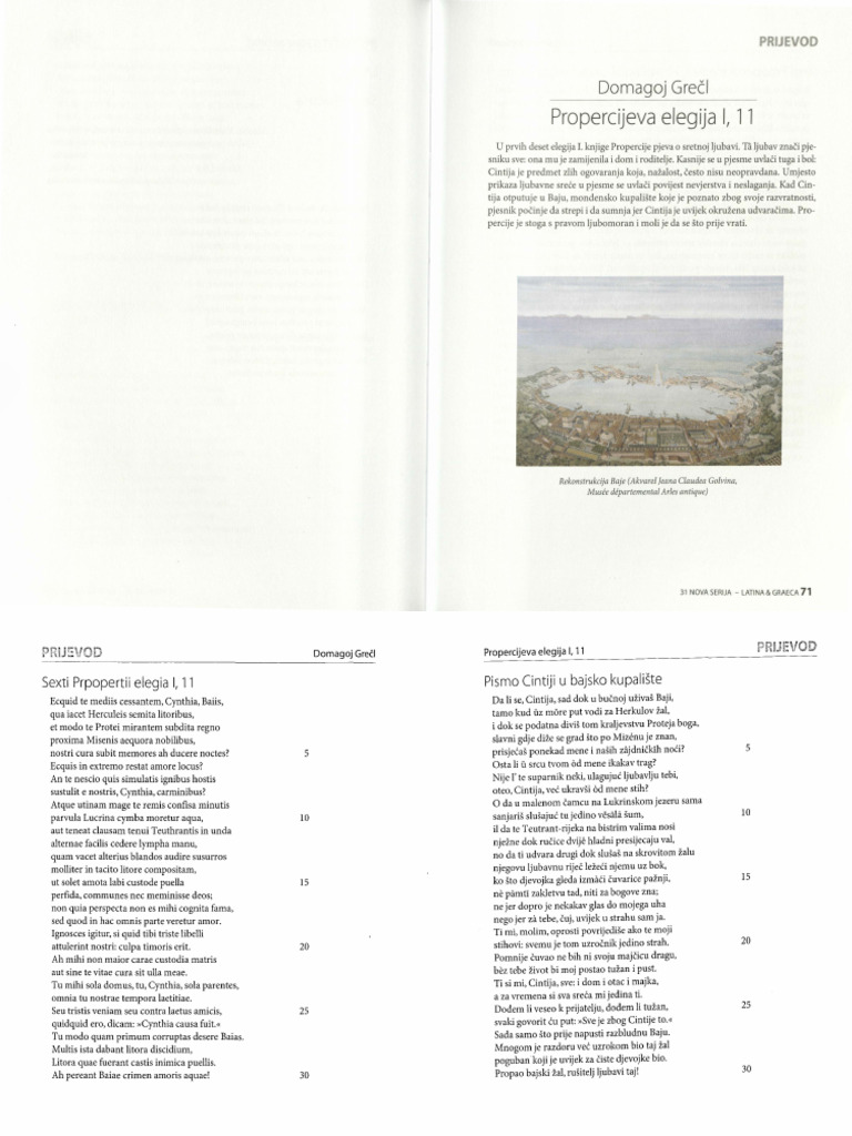 2017.31!71!74 Grecl Propercijeva Elegija | PDF