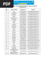 Canara Bank Employee Contact List | PDF