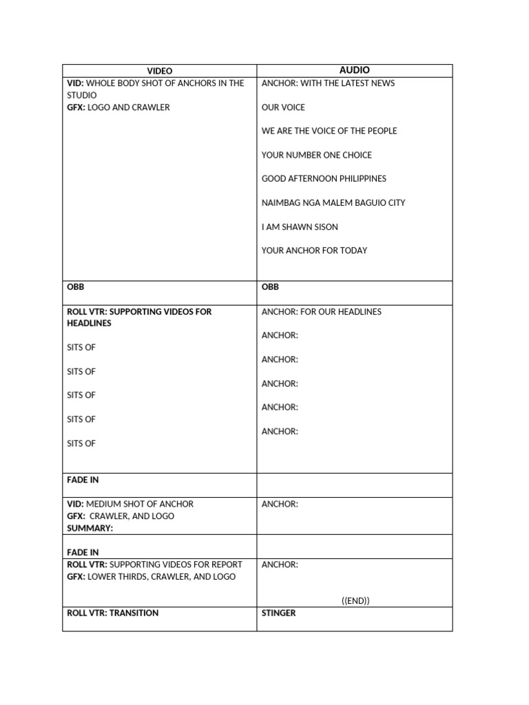 FINAL-VOP-SCRIPT | PDF