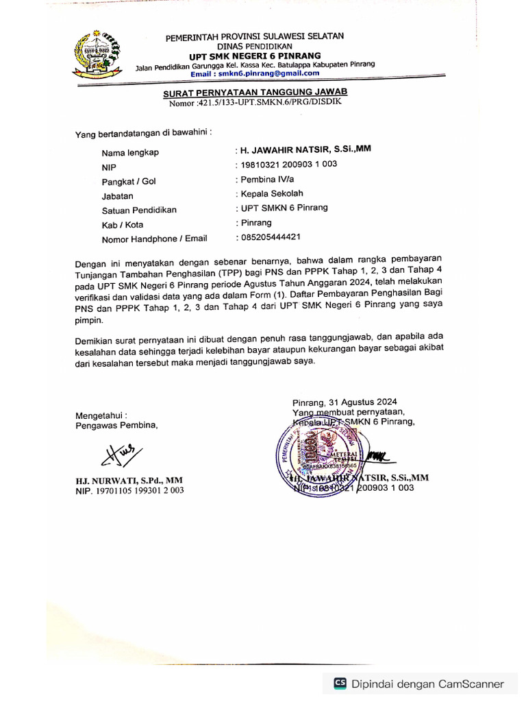 TPP Agustus 2024 | PDF