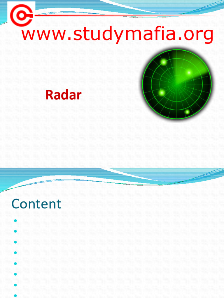 Radar | PDF