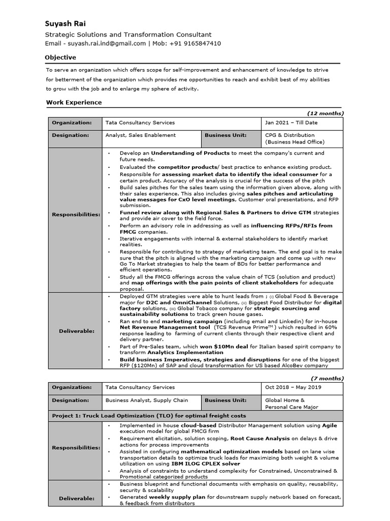 Resume - Suyash Rai Updated | PDF