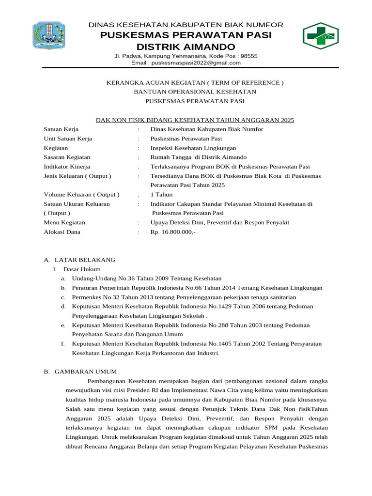 09 TOR DAN RAB kesling (SKAMRT) 2025 | PDF