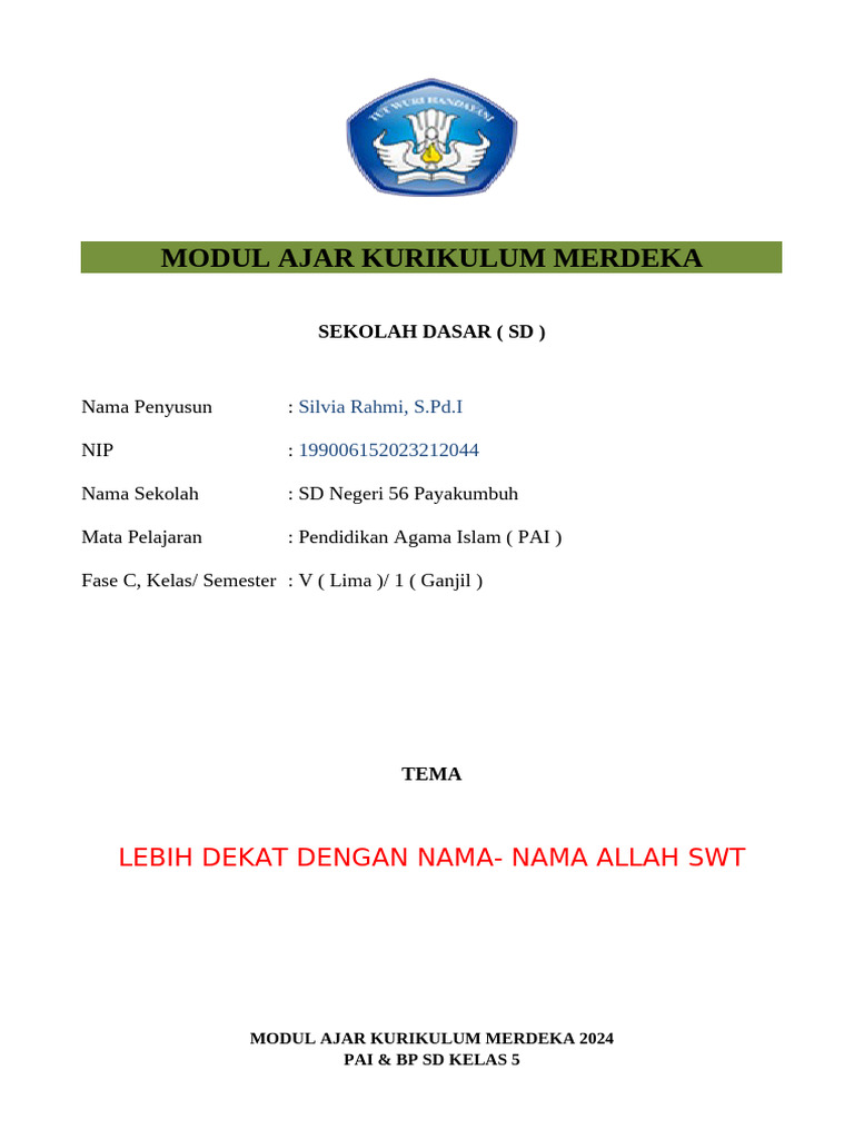 Modul Ajar Aploud PMM | PDF | Karier & Perkembangan | Pengembangan Diri