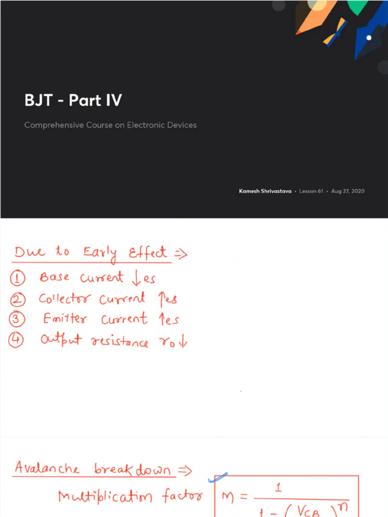BJT - Part IV | PDF