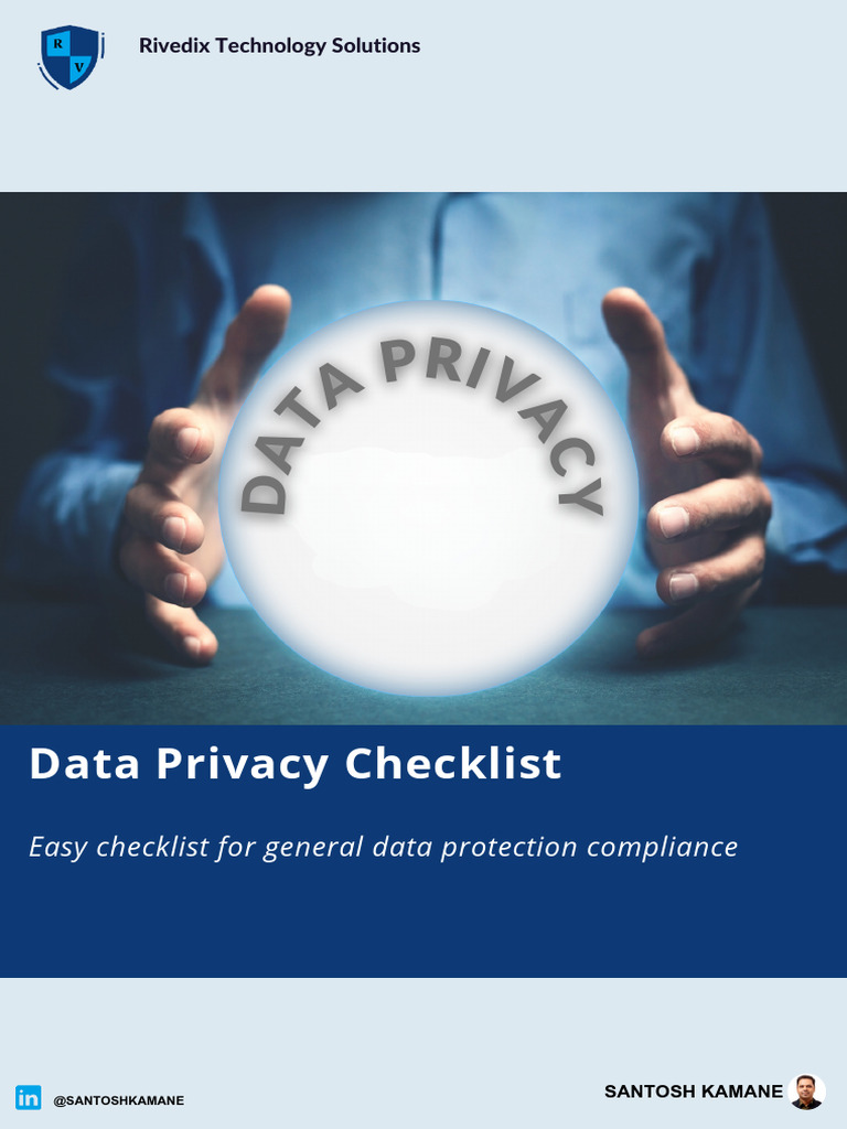 Data Privacy Checklist | PDF Data Privacy Checklist | PDF