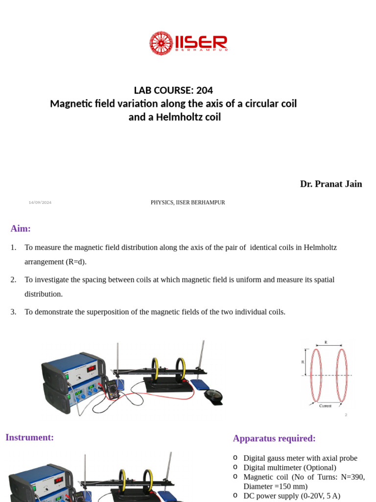 Helmholtz Coil | PDF