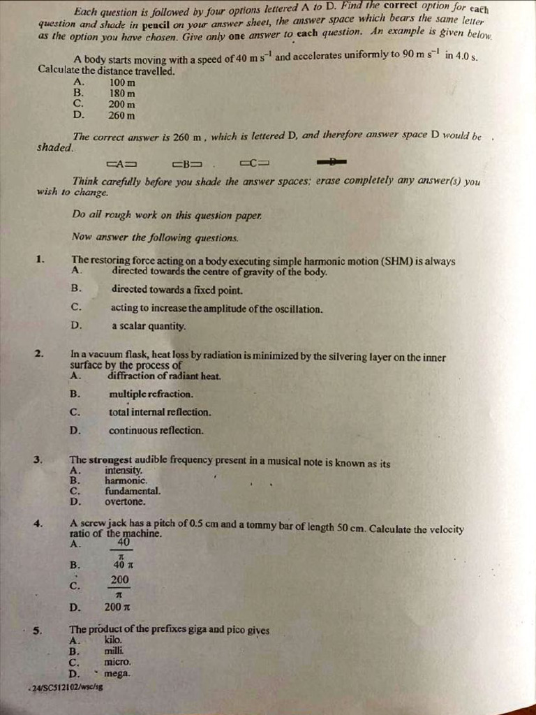 Physics Objectives | PDF