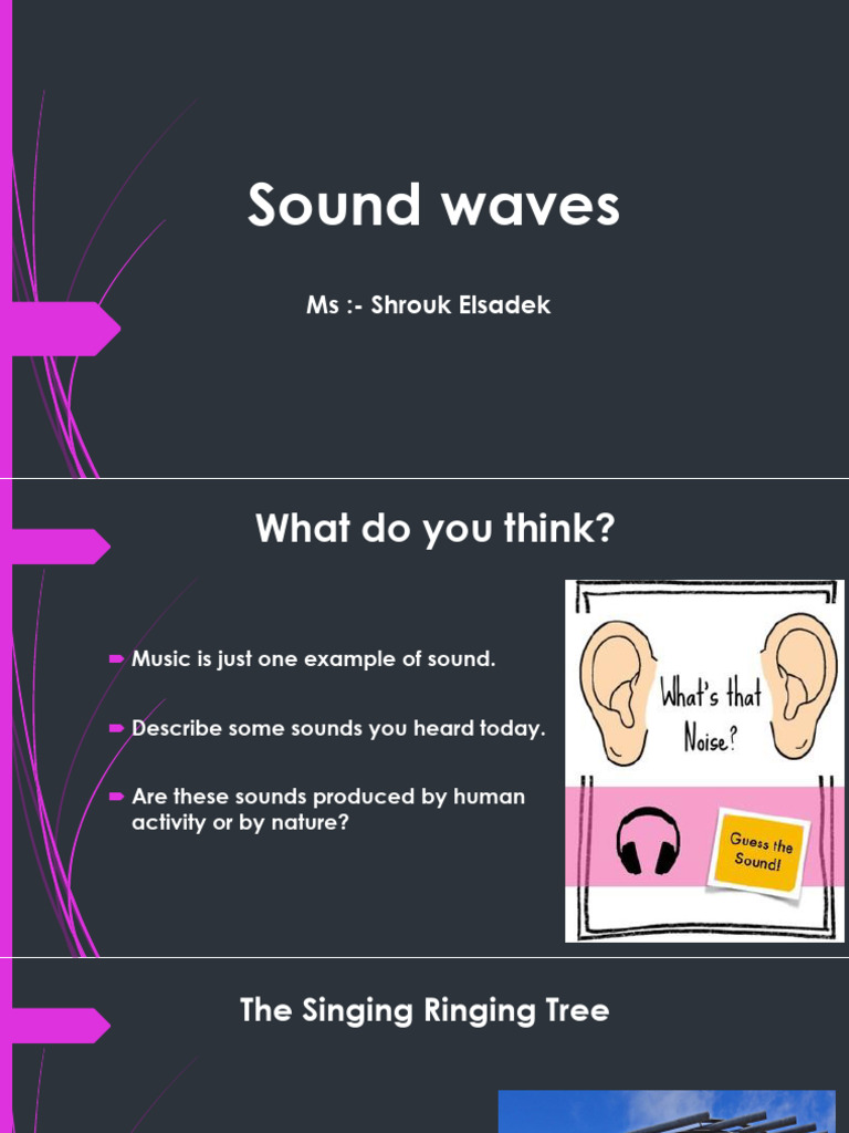 Sound Waves Pdf