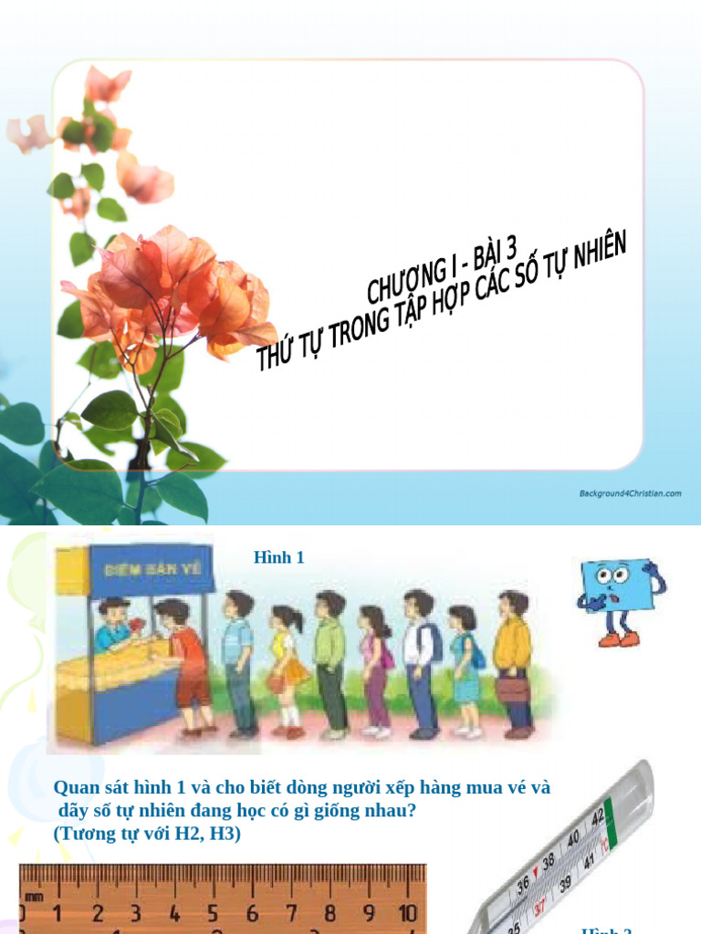 Tap 1 Chuong 1 Tap Hop Cac So Tu Nhien Bai 3 Thu Tu Trong Tap Hop Cac ...