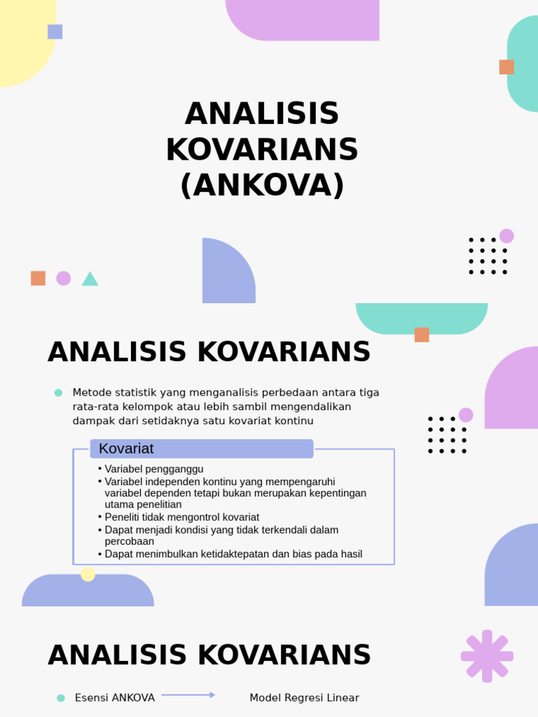 Analisis Kovarians | PDF